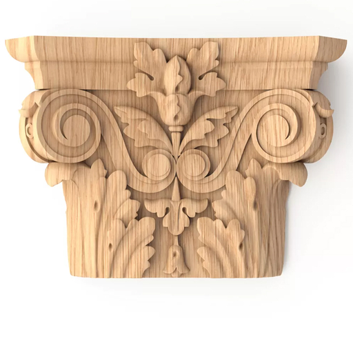 Doric Wood Capitals — Hand-Carved Column Tops & Pilasters