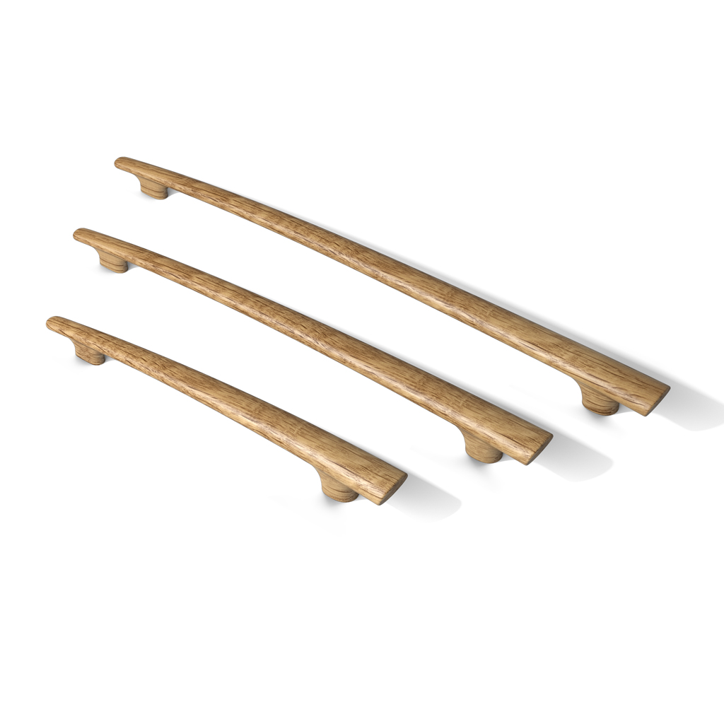 Wooden cabinet handles unusual shapes for designer looks furniture