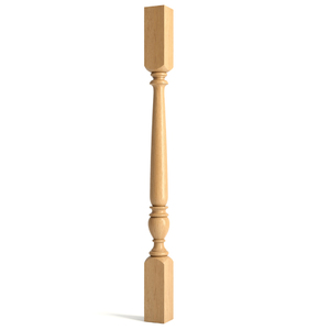 Long wooden spindle, Classic staircase baluster