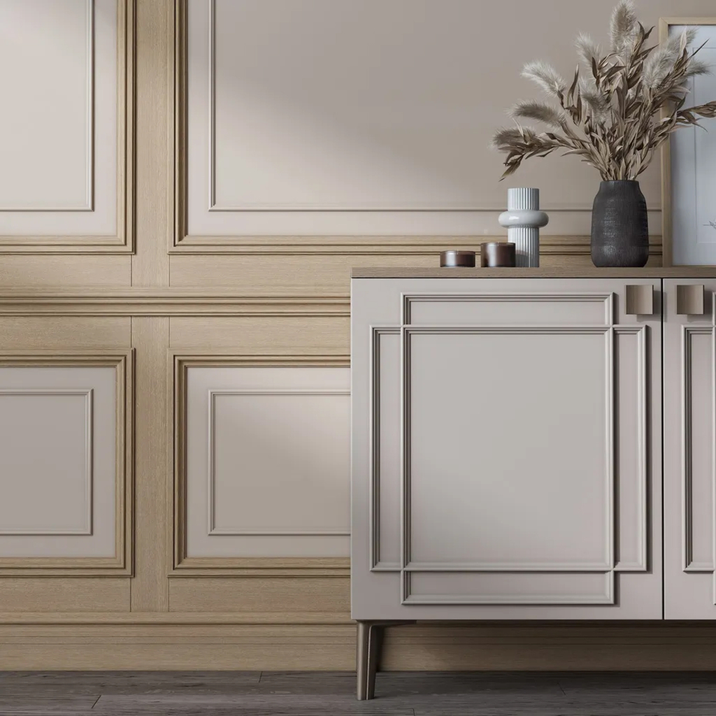 Simple Panel Molding Narrow from Solid Wood at carved-decor.com