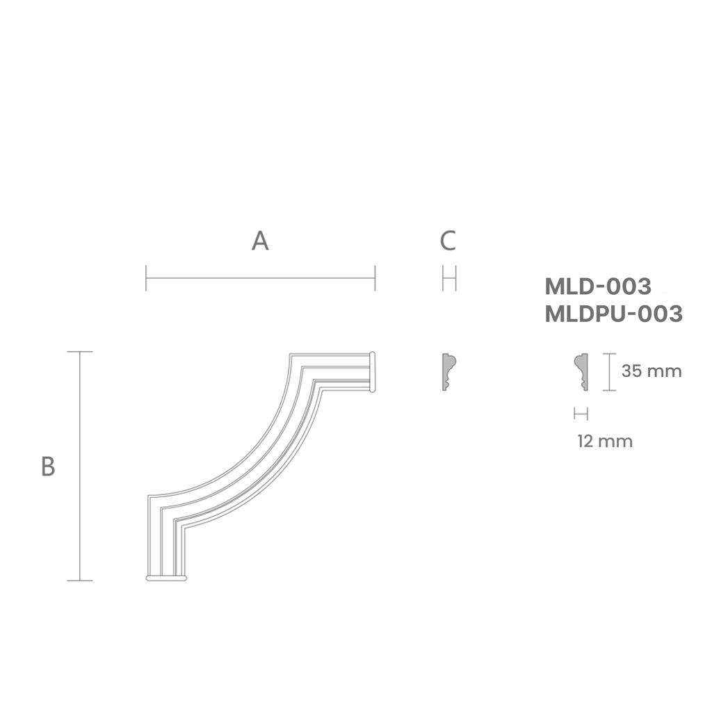Classic moulding corner, Carved corner molding
