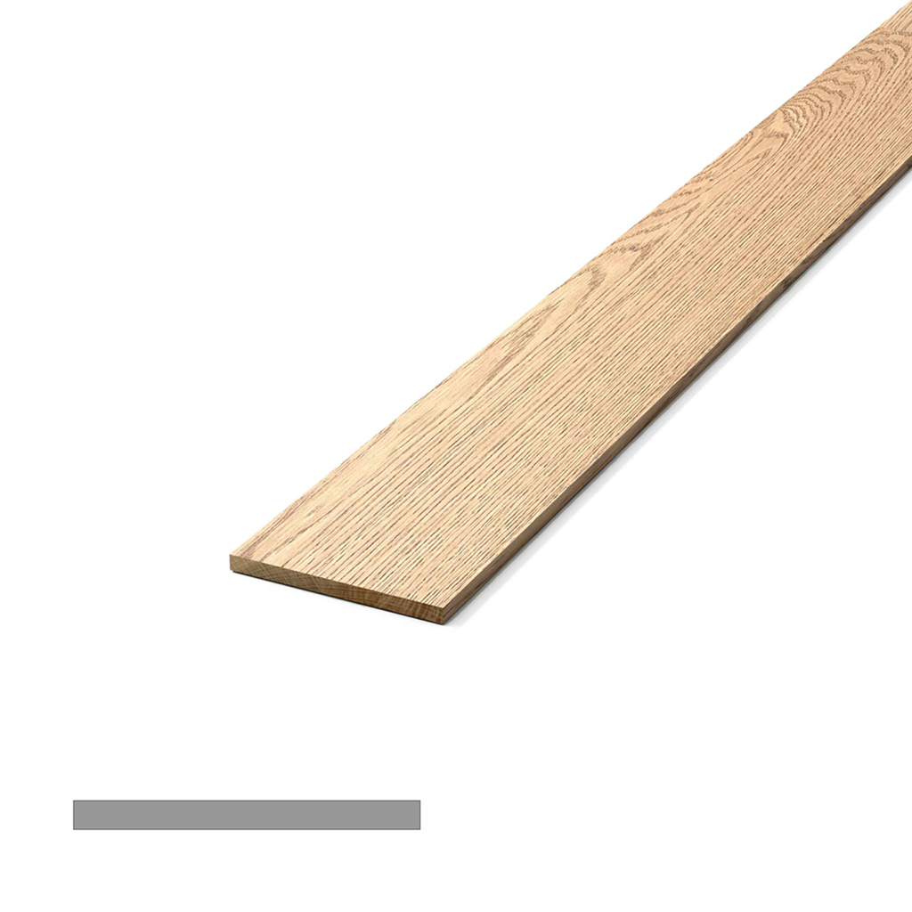 Hardwood oak and beech custom support plank for handrails