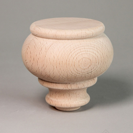 Round cabinet legs, Carved furniture feet