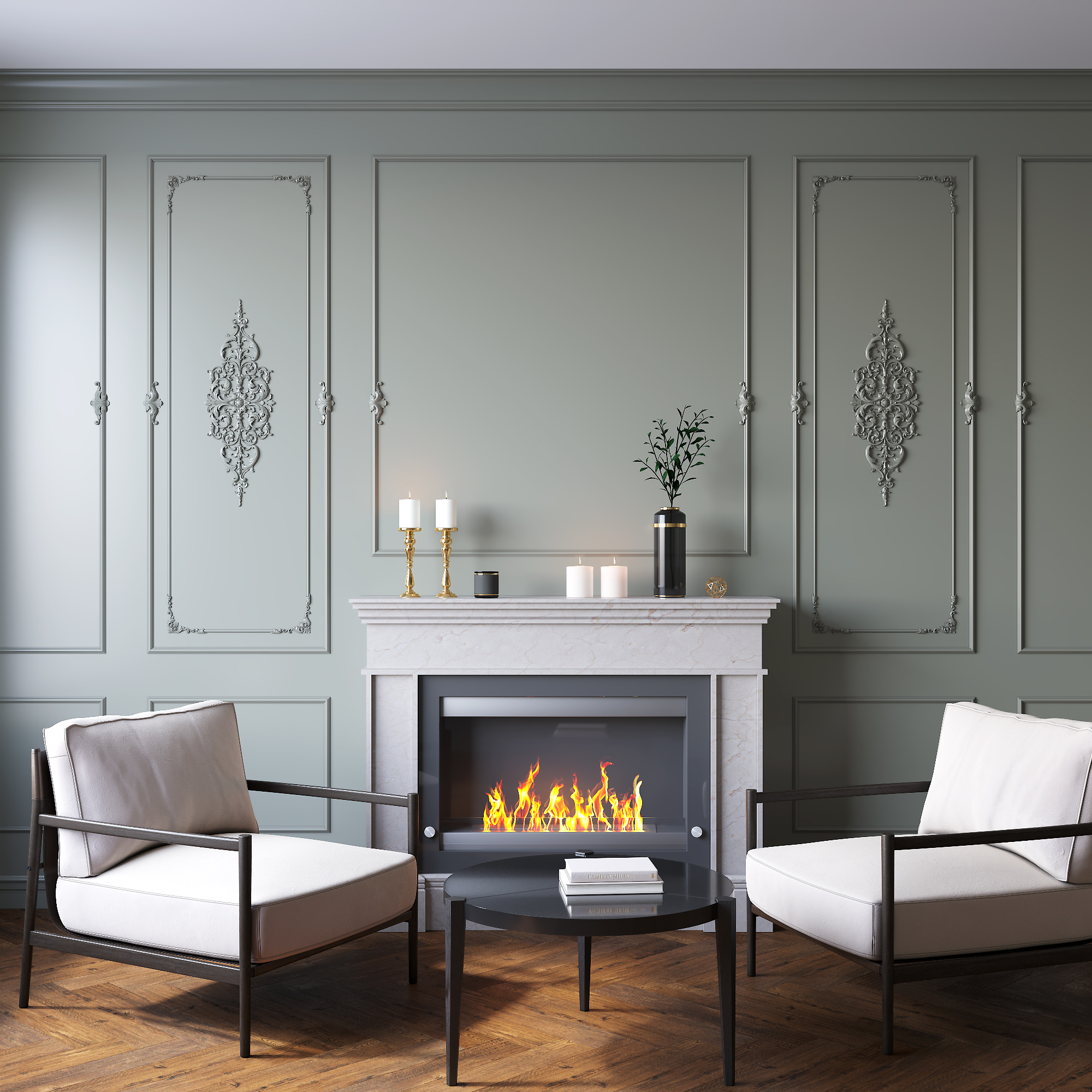 Ornamental Decorative Wall Panels Hand-Carved from Oak – carved-decor.com