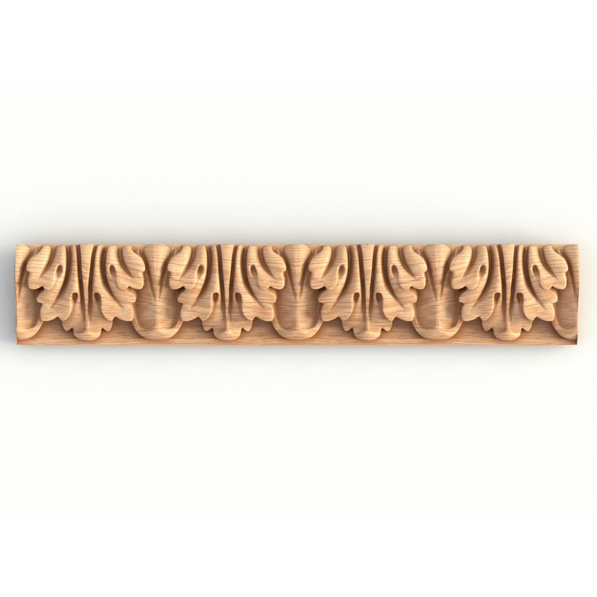 Hardwood acanthus leaf carved mouldings for doors Baroque style