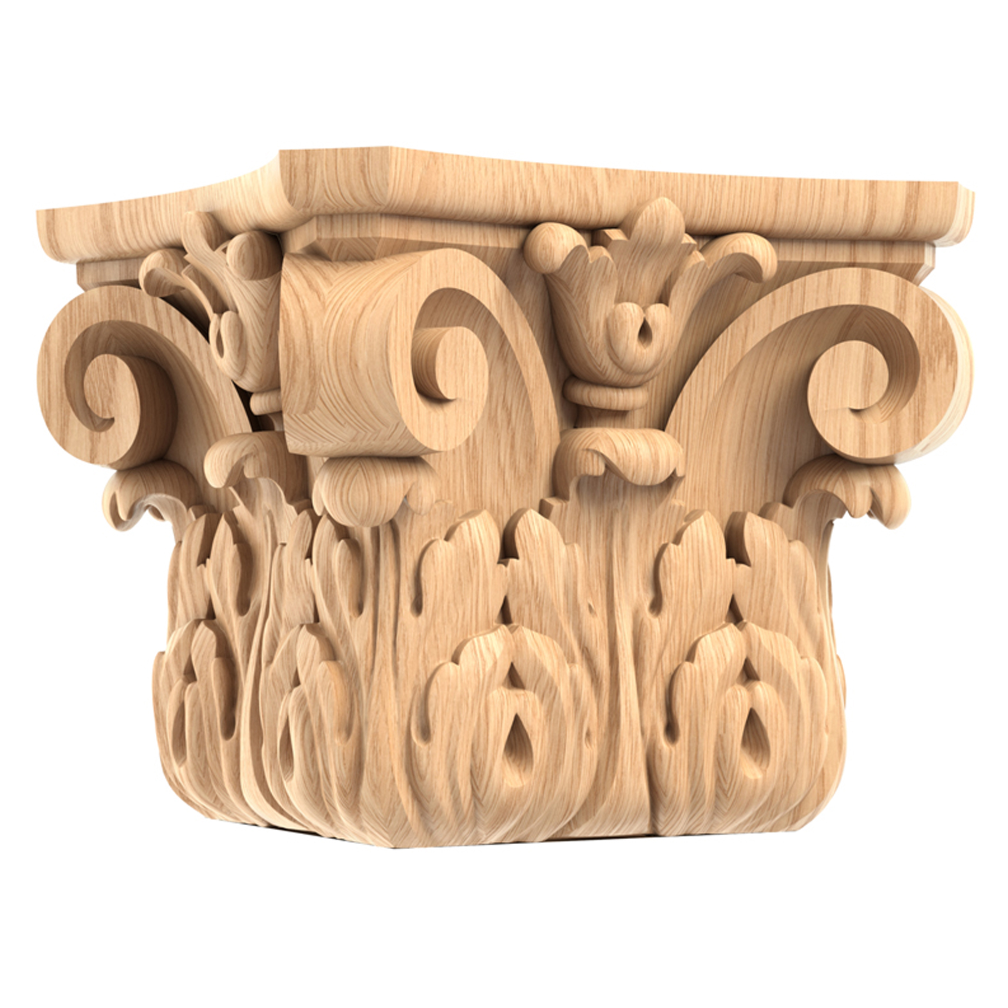 Corinthian Column Capital with Acanthus Scrolls