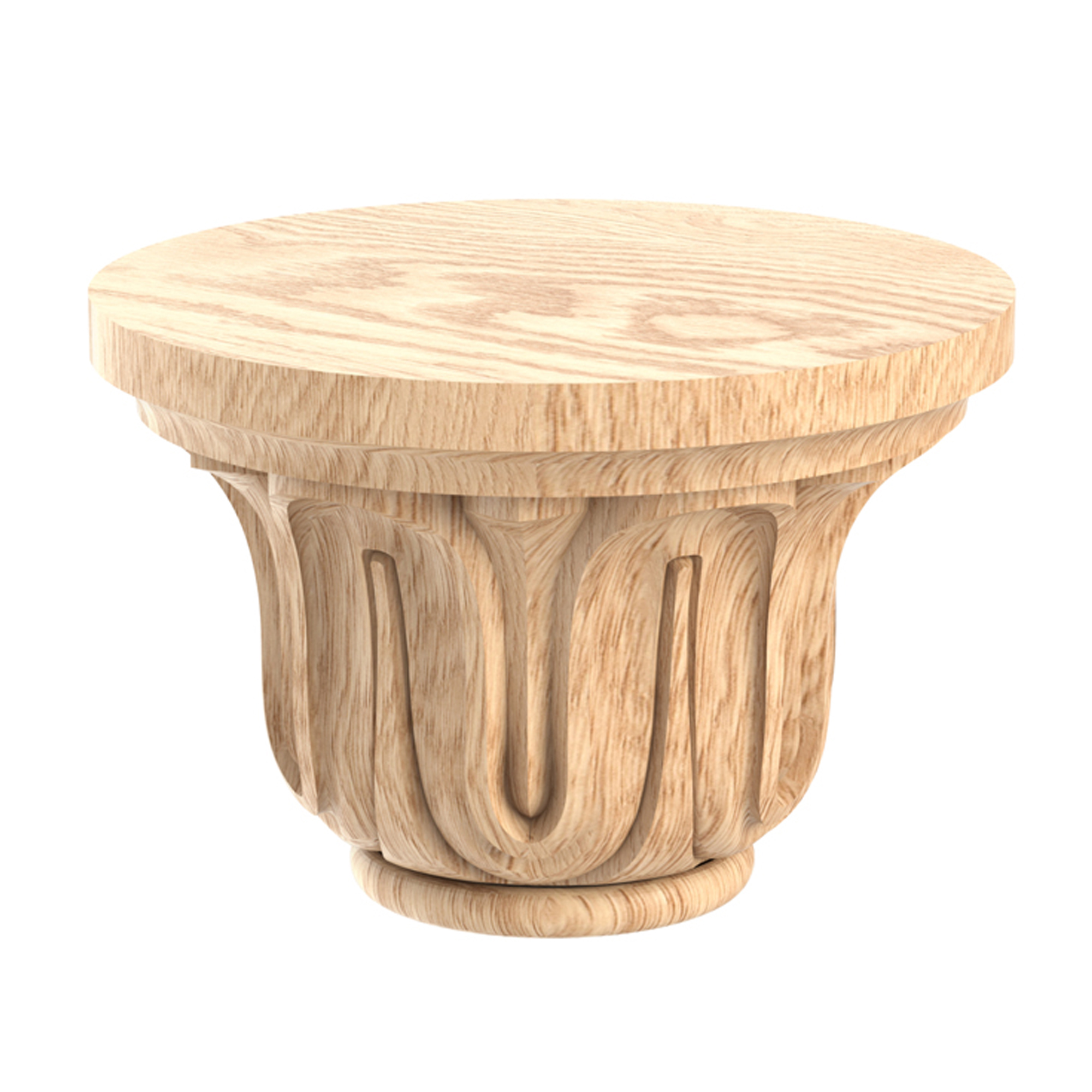 Column Tops Miniature Decorative Round Antique Style at carved-decor.com