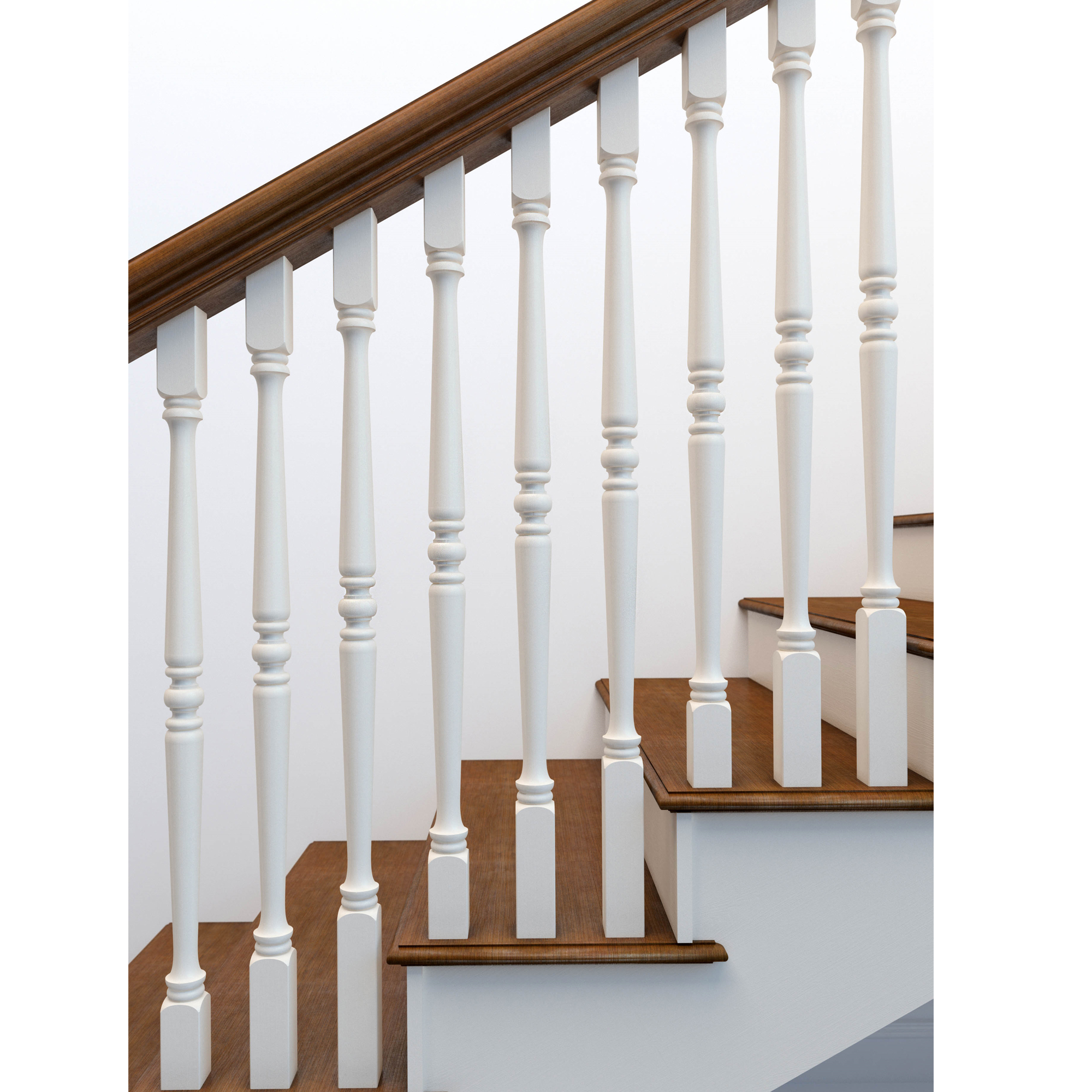 Handcrfated Decorative Wood Railing Spindles at carved-decor.com