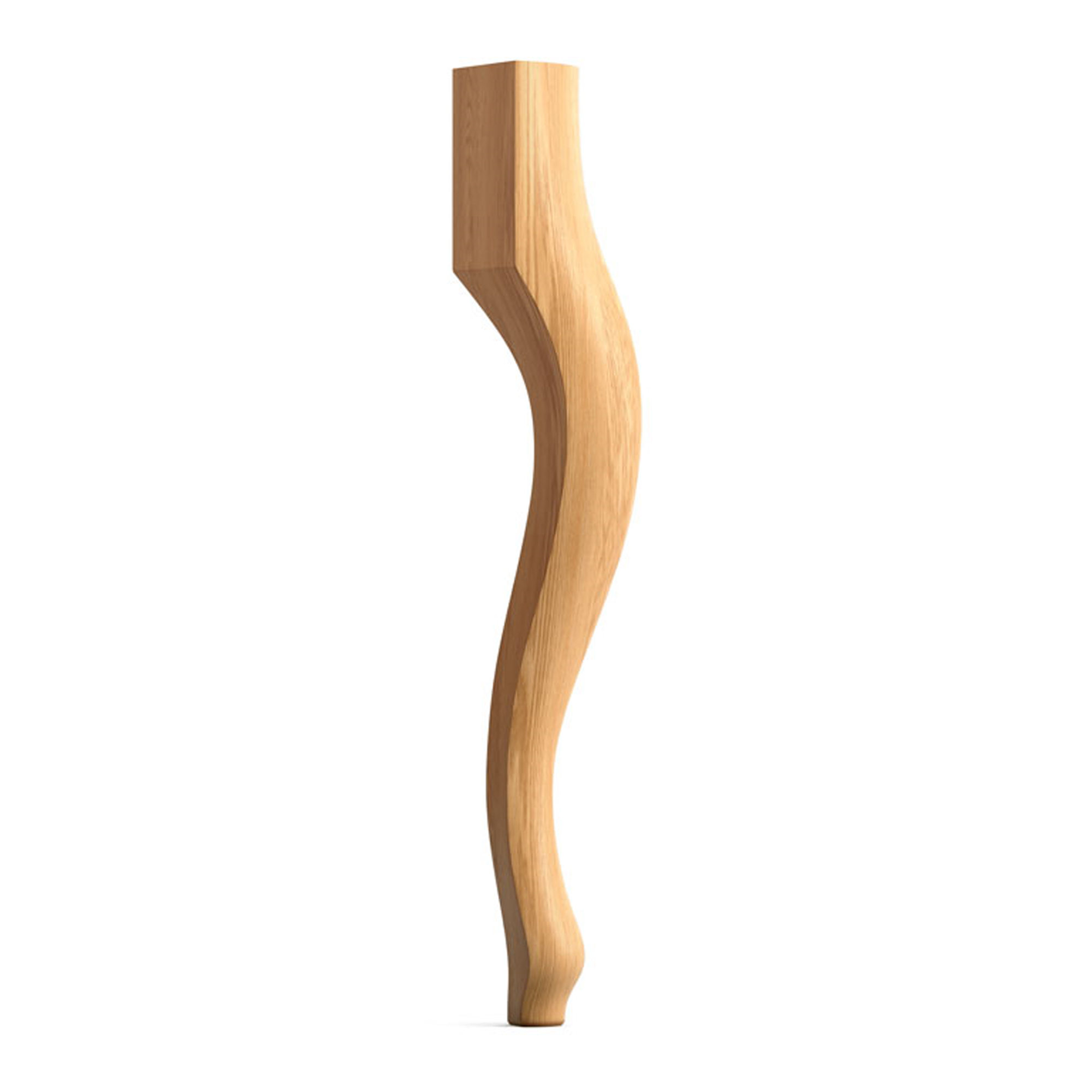 Oak queen anne curvy table legs for coffee tables minimalistic