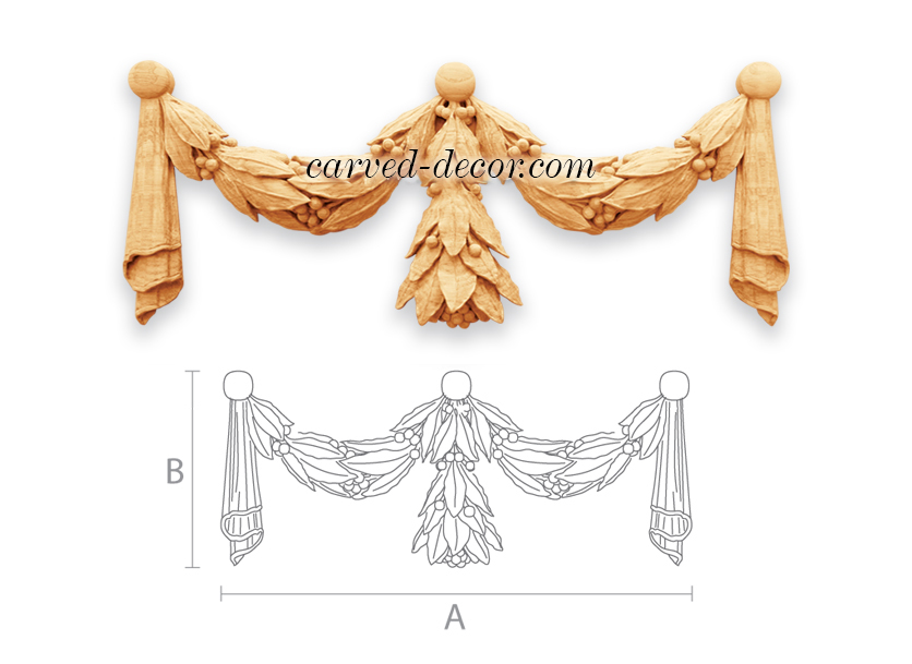 Floral Swag Applique at Sima Malbrough blog