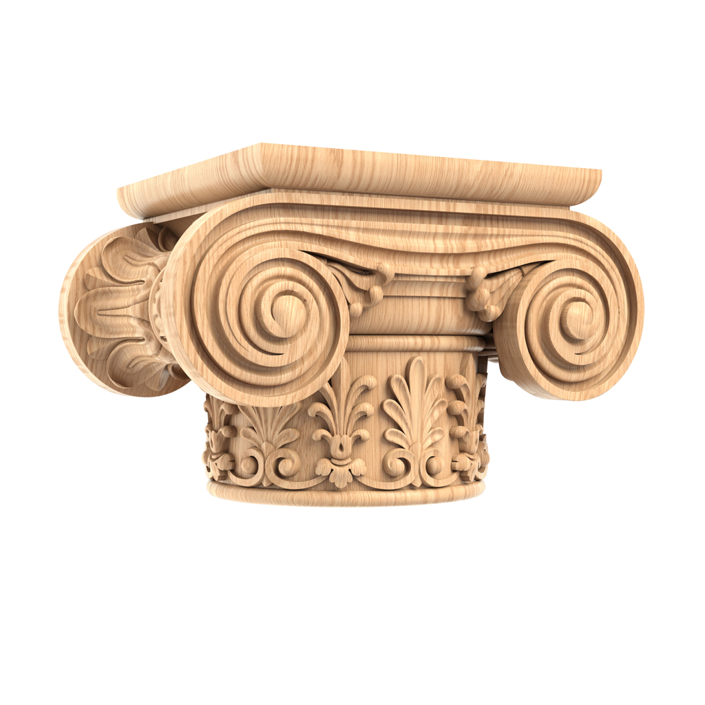 Hand-Carved Wooden Column Capitals – Corinthian, Ionic, and Composite ...